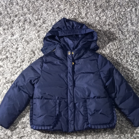 Jacadi | Jackets & Coats | Kids Jacadi Navy Blue Girl Puffer Jacket Sz ...